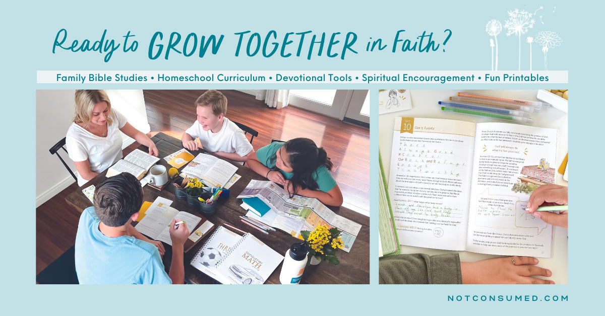 Not Consumed Homeschool - Shop by Subject