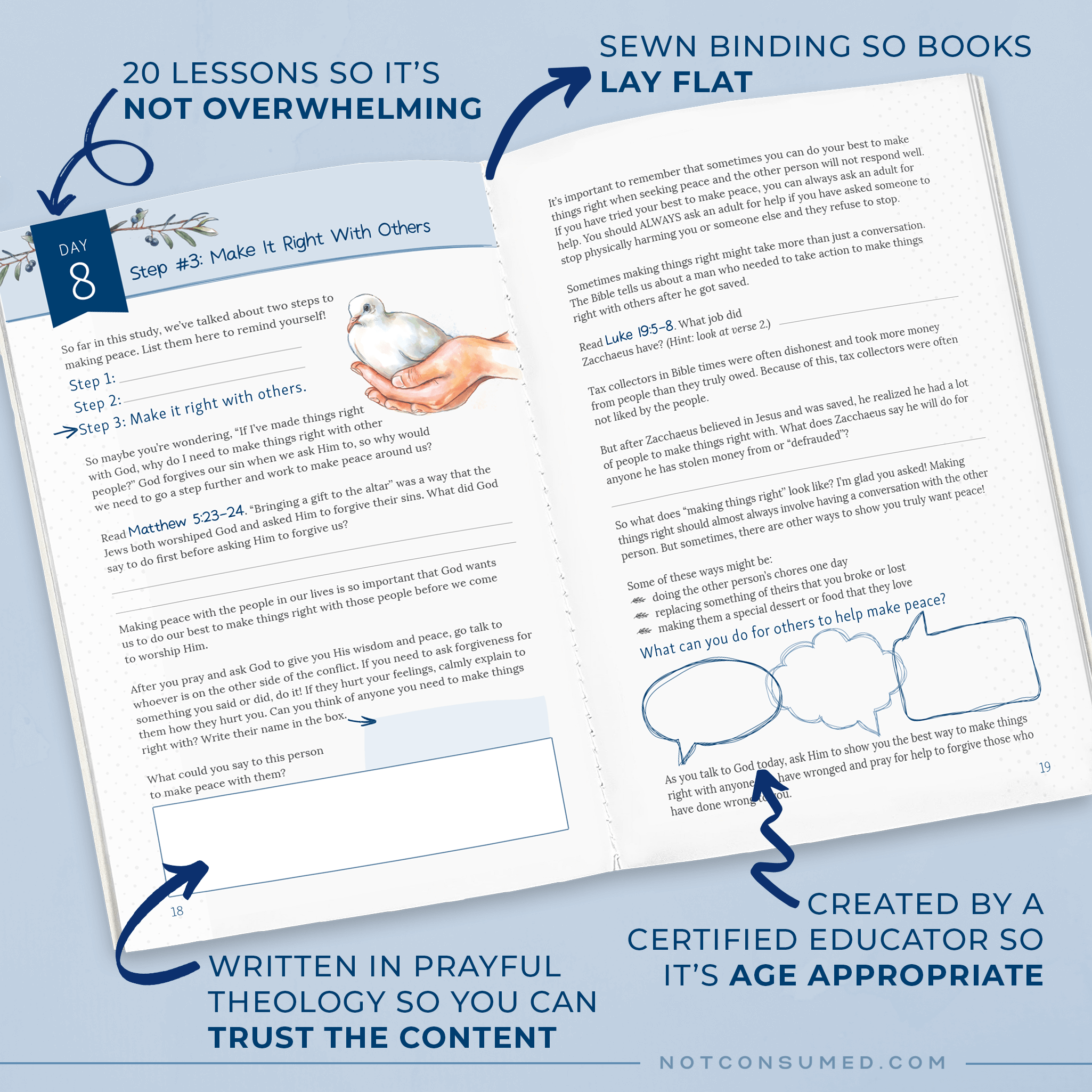 Bible Study on Peace | Making Peace in Conflict | Not Consumed