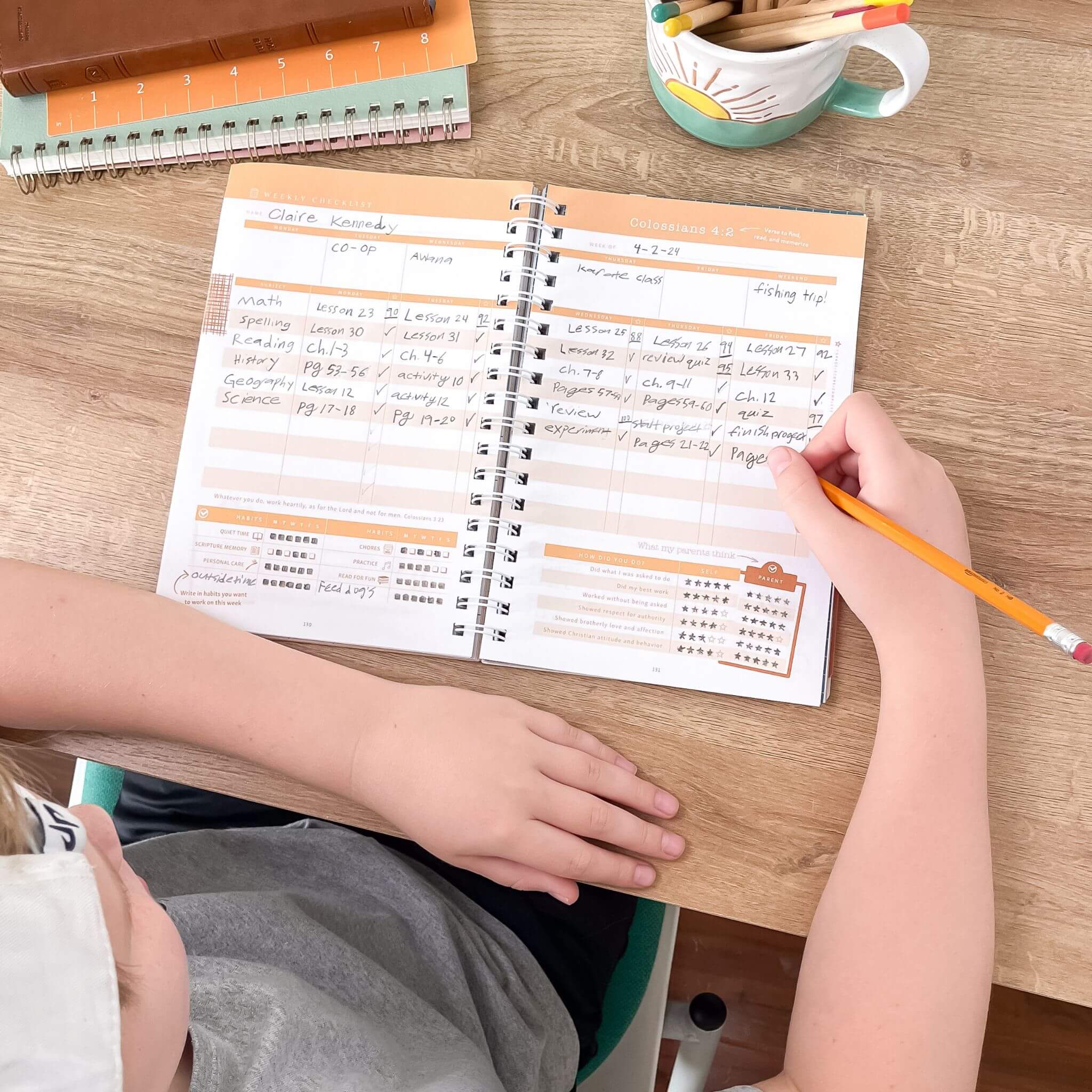 Student Homeschool Planners