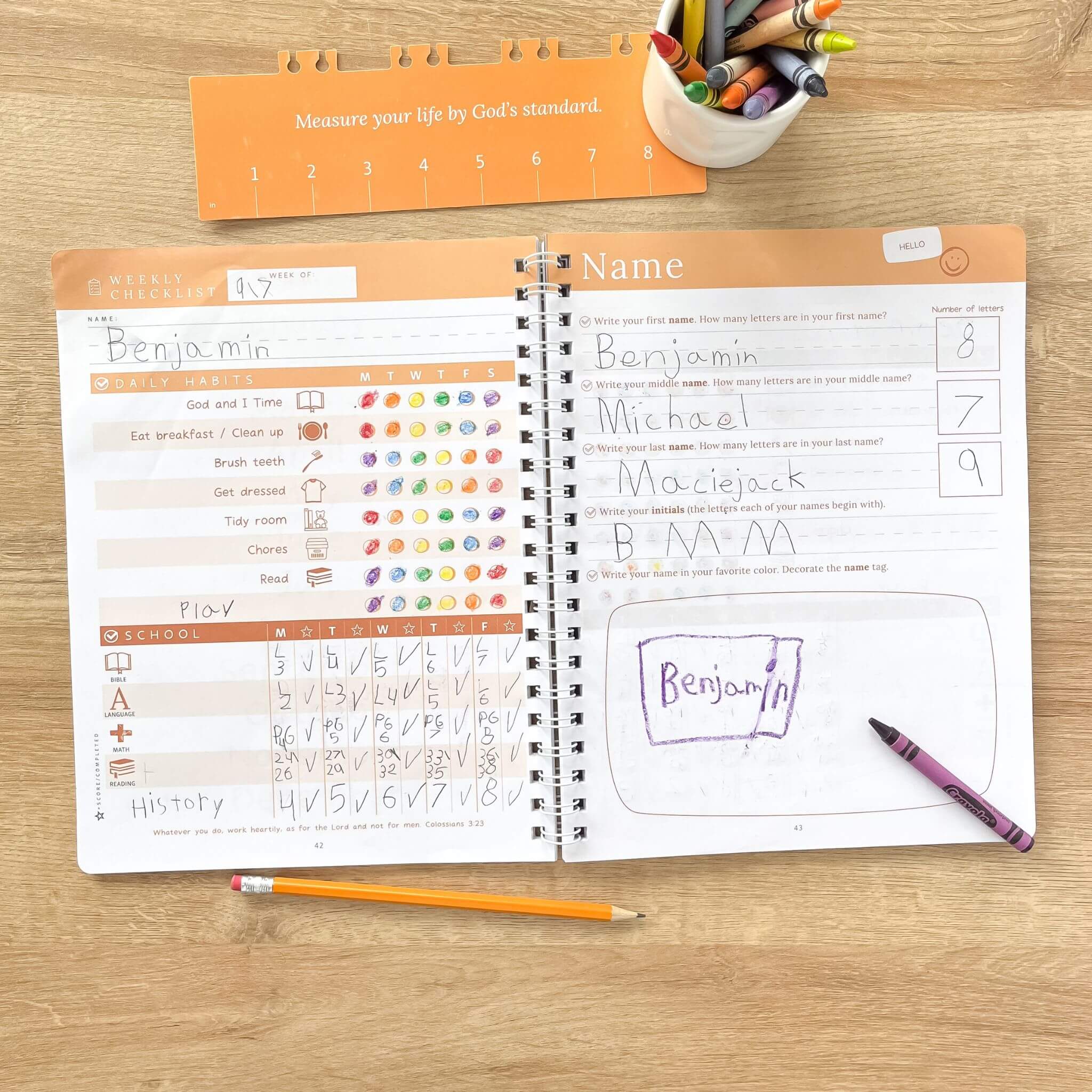 Primary Homeschool Planner
