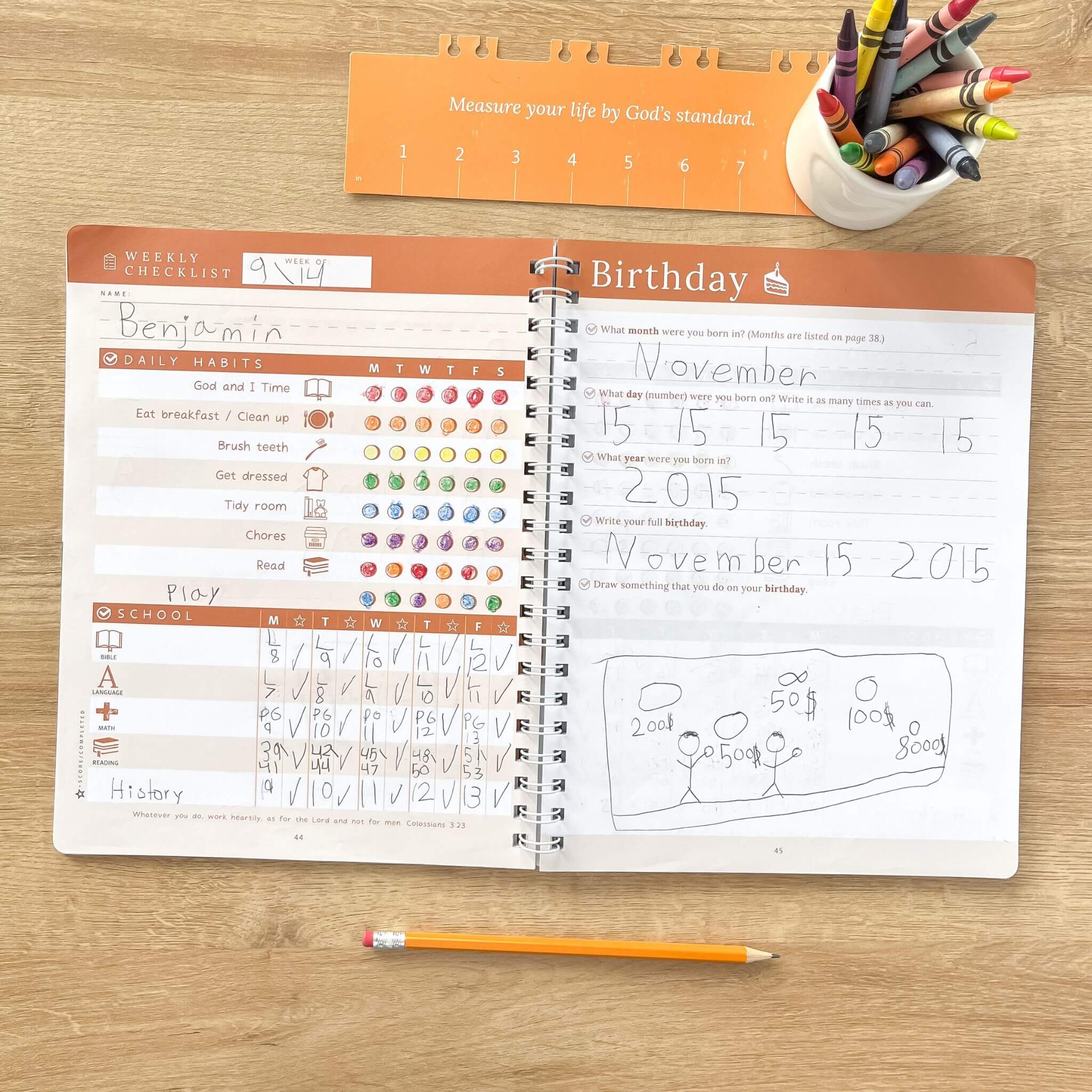 Primary Homeschool Planner