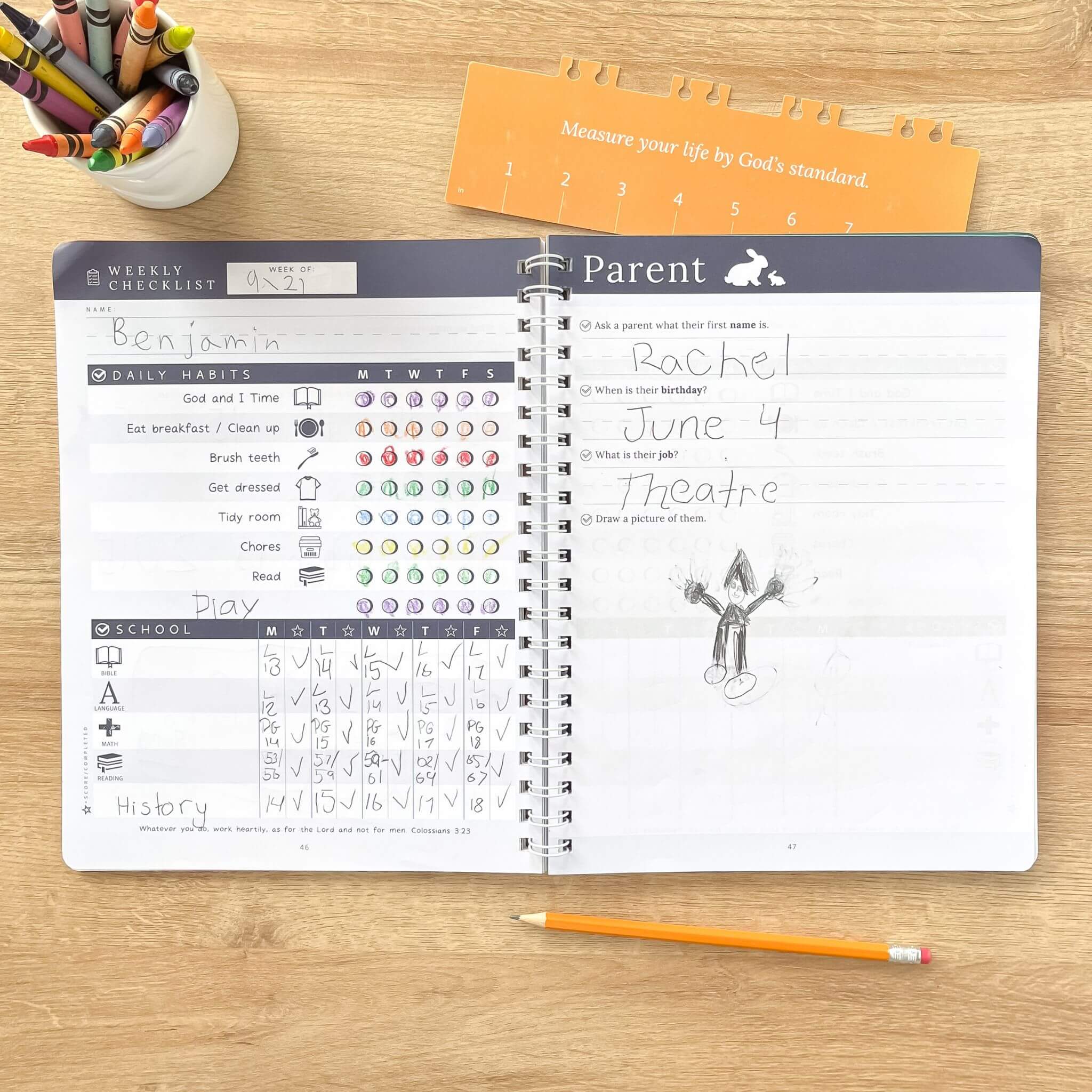 Primary Homeschool Planner
