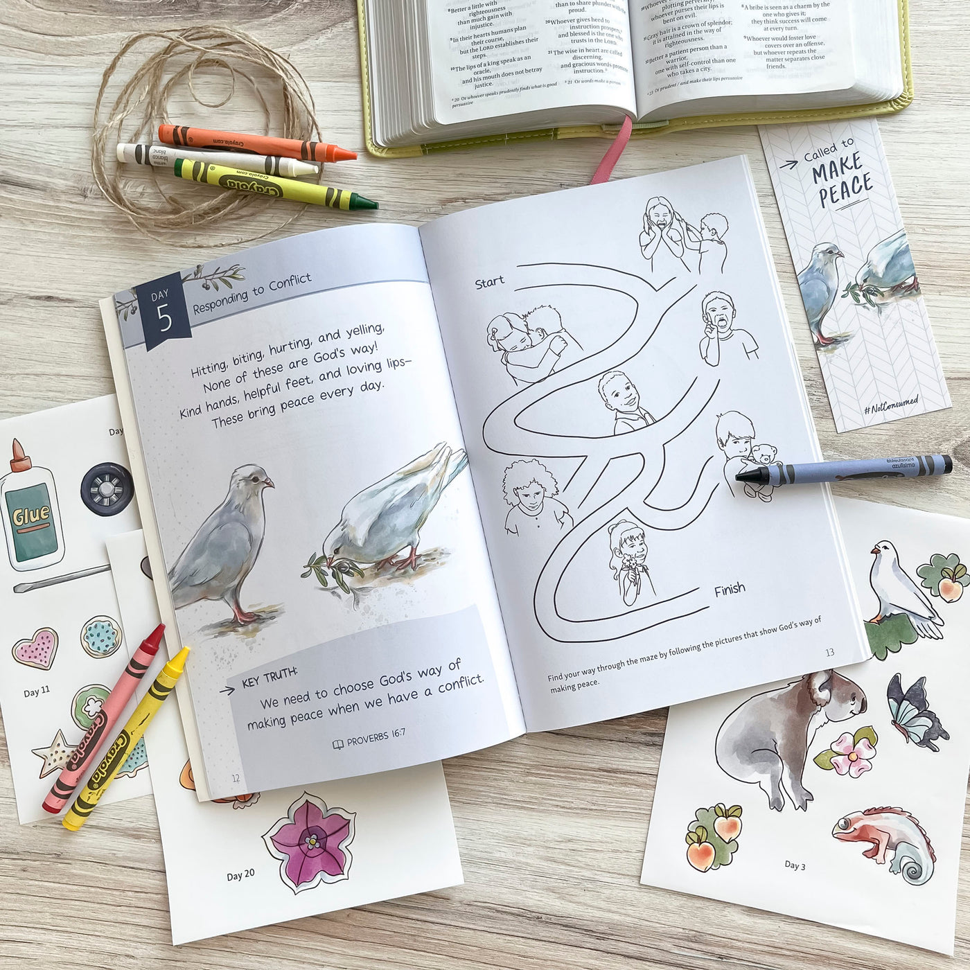 Bible Study on Peace | Making Peace in Conflict | Not Consumed