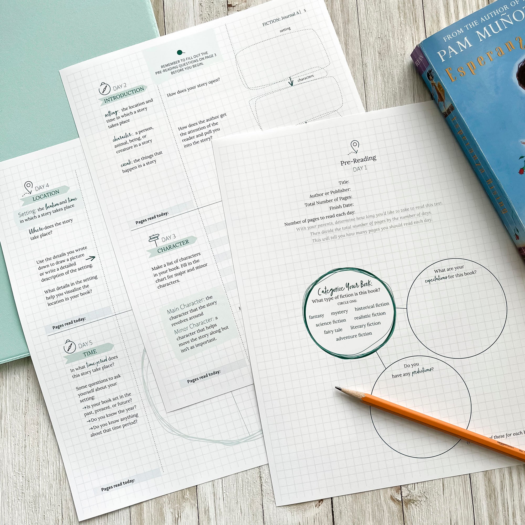 Middle School Reading Journal (Homeschool Language Arts Curriculum)