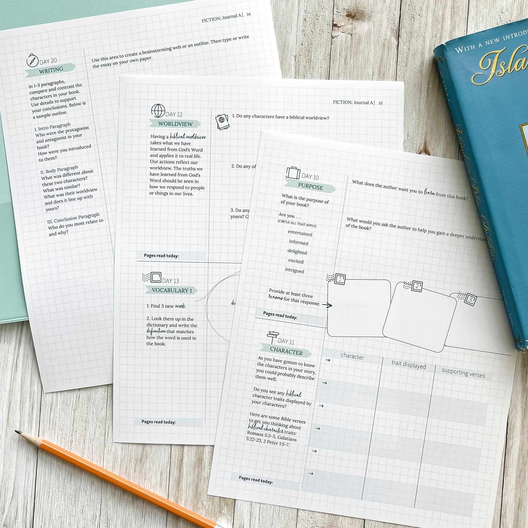 Middle School Reading Journal (Homeschool Language Arts Curriculum)