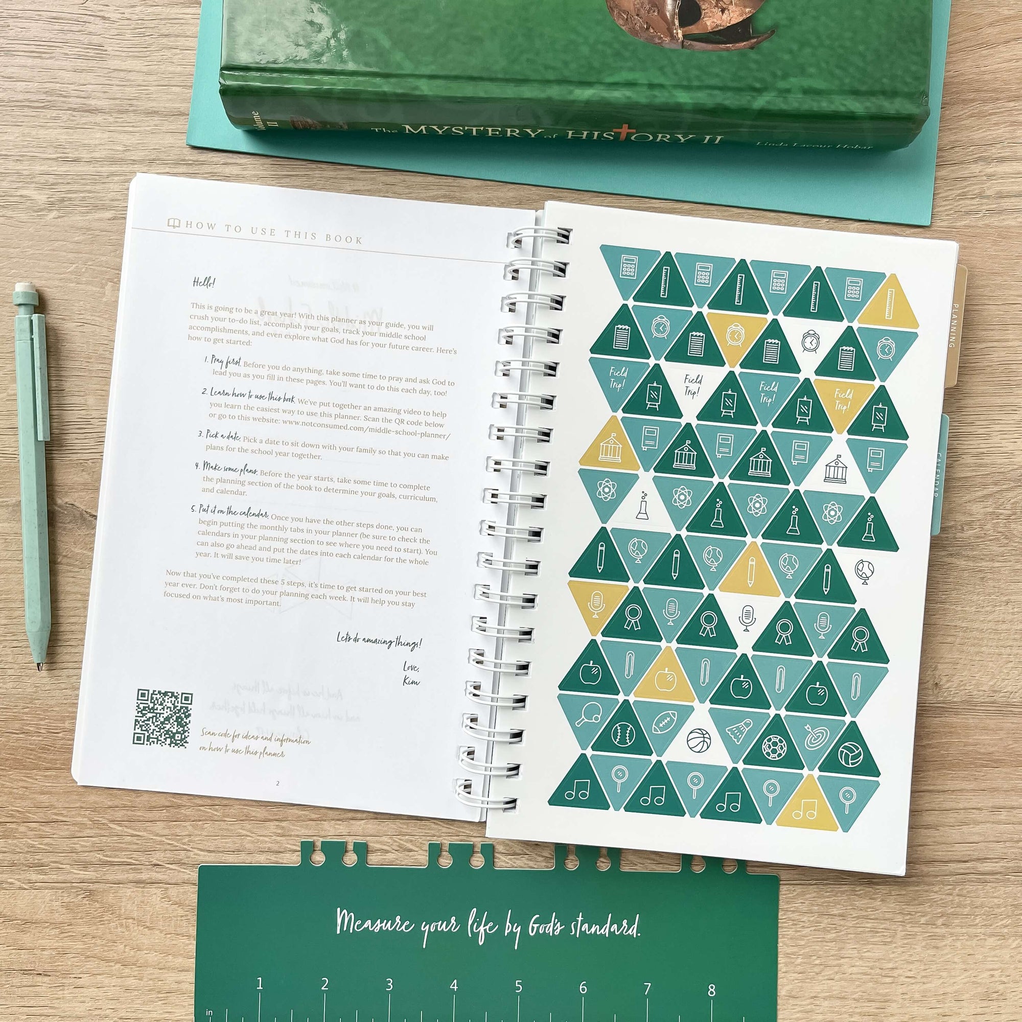 Middle School Homeschool Planner