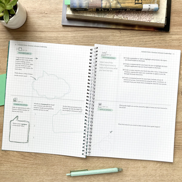 Reading Journal (DIY Homeschool Reading Curriculum)